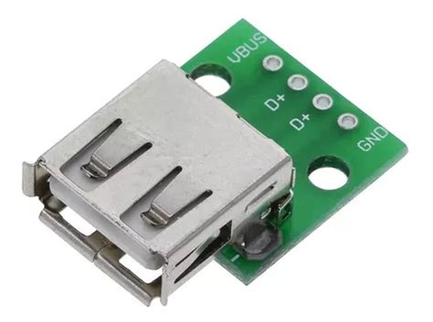 Conector Ficha Usb 2 0 Hembra Dip 2 54mm En Pcb En Venta En San Isidro