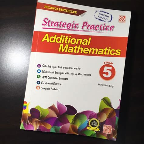 Add Maths Form 5 Exercise Book Pelangi Hobbies And Toys Books