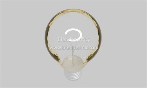 Blender 电灯泡3d模型素材资源下载 Blender模型库