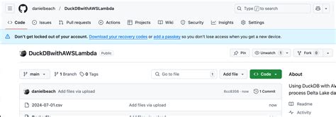 AWS Lambda DuckDB And Delta Lake By Daniel Beach