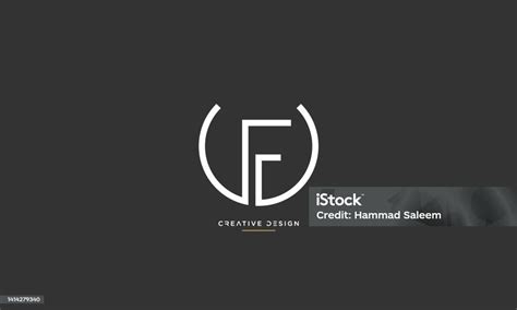 현대 추상 편지 Uf Fu 고급 로고 디자인 최소 Uf Fu 초기 기반 아이콘 벡터 알파벳 F에 대한 스톡 벡터 아트 및 기타 이미지 알파벳 F 로고 추상적인