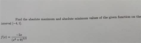 Solved Please Help Me Solve 4 Problems For Caluclus Its