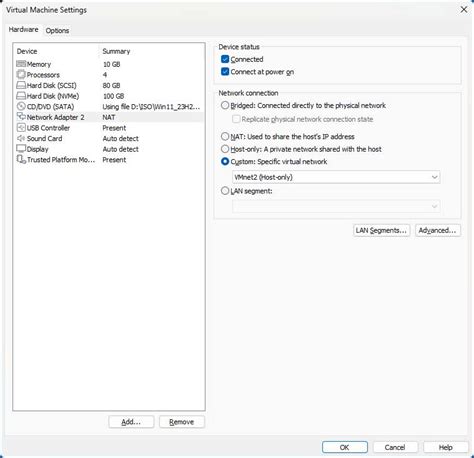 How To Configure Unique Host Only Networks For Vms With Vmware Workstation