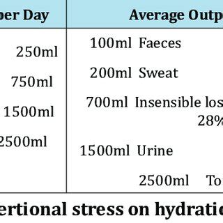 Balance Of Human Fluid Adapted From Download Scientific Diagram