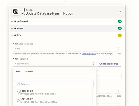 How To Find A Database Item Of Today With Zapier Rnotion