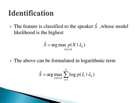 ppt text independent speaker identification using gaussian mixture