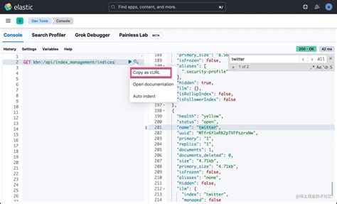 Kibana：rest Api在我之前的很多文章是基于 Elasticsearch 或者 Enterprise Serv 掘金