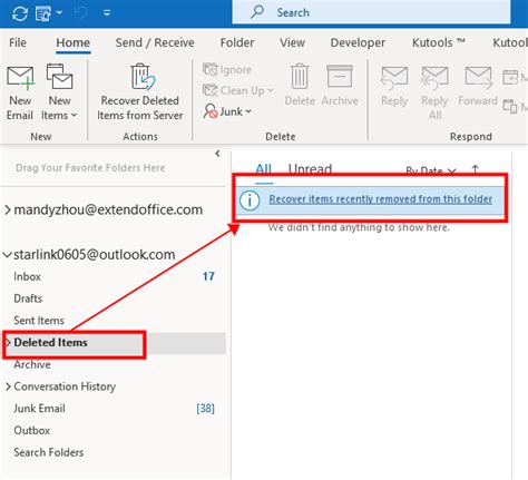 How To Recover Deleted Draft Emails In Outlook