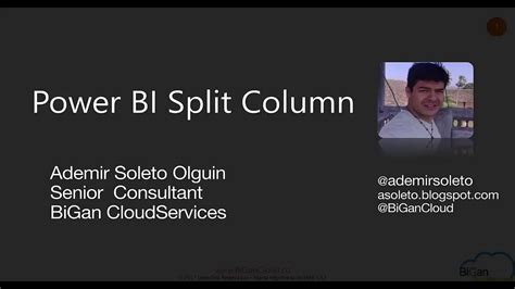 Powerbi Edit Queries Split Column Youtube