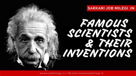100 Scientist Names And Their Inventions