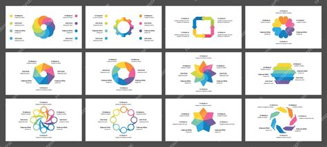 편집 가능한 원 Infographic입니다 사이클 다이어그램 그래프 프레젠테이션 및 원형 차트용 템플릿입니다 프리미엄 벡터
