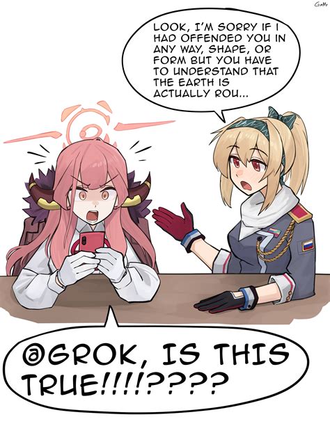 Gamryous Aru Blue Archive Blue Archive Girls Frontline Twitter Absurdres Commentary