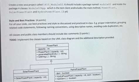 Solved Create A New Java Project Called 1410module02 It