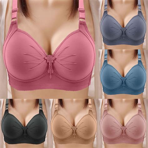 Ice Silk Comfortable Bra Snoiluo Front Closure Bras For Older Women