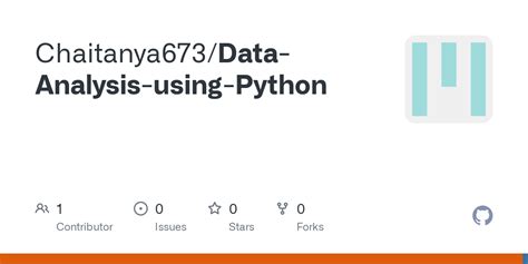 GitHub Chaitanya Data Analysis Using Python