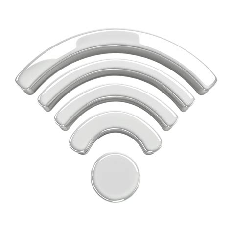 White WiFi Symbol On Transparent Background AI Generative 48108482 PNG