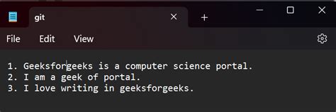 how to back previous commit in git geeksforgeeks