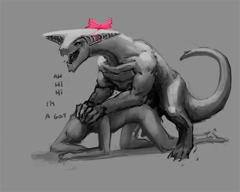 Rule 34 Alien Anal Anal Sex Bow Feature Bow Accessory Bow Ribbon Duo English Text Feral From