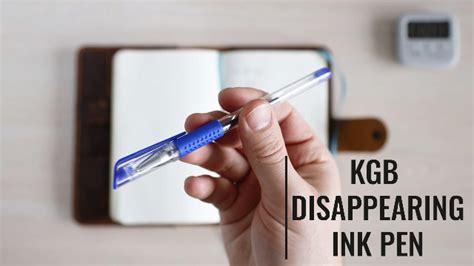 Watch Kgb Disappearing Vanishing Ink Pen On Amazon Live
