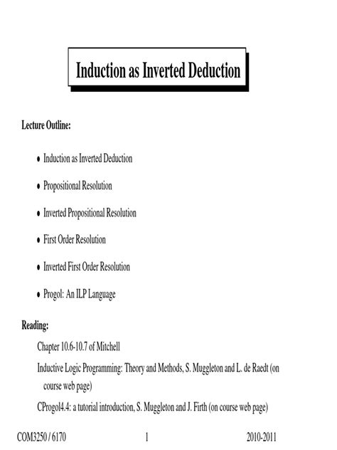 Lecture 161 Download Free Pdf Inductive Reasoning Logic