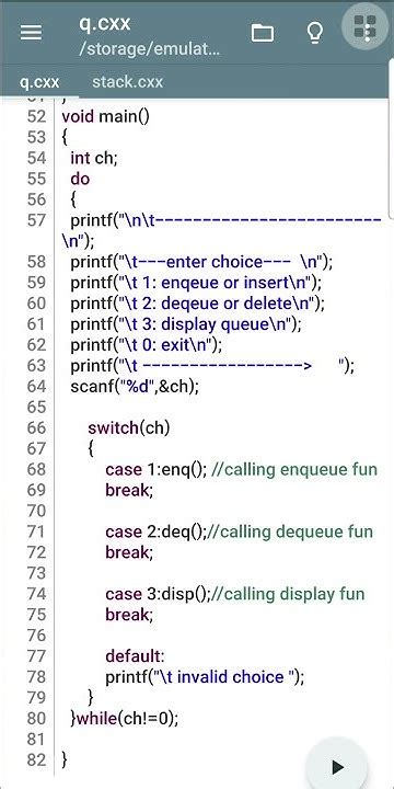 Queue And Operations Enqueue Dequeue Display In C Language C