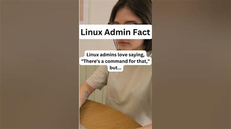 Linux Admins Love Saying Theres A Command For That But Youtube