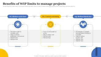 Benefits Of WIP Limits To Manage Projects PPT Example