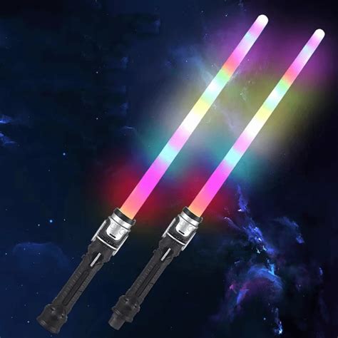 1pc Extendable Laser Sword Glowing Toy Luminous Rod Laser Pointer