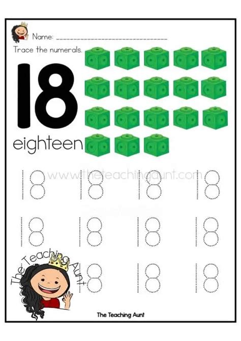 Writing Numbers 1 To 20 Worksheets PDF The Teaching Aunt