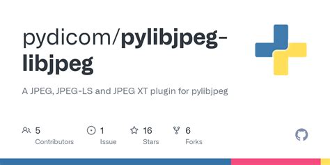 GitHub Pydicom Pylibjpeg Libjpeg A JPEG JPEG LS And JPEG XT Plugin For Pylibjpeg