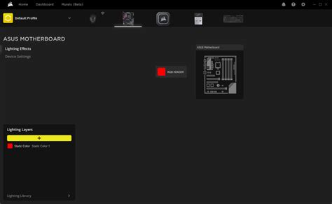 Asus Motherboard On Board Rgb Not Showing Up In Icue Icue Software Troubleshooting Corsair