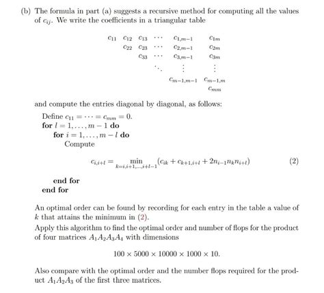5 consider a product of m matrices a1 a2 am 1