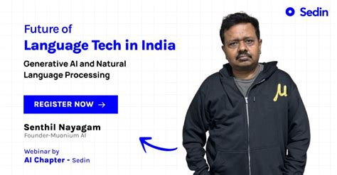 Senthil Nayagam On Linkedin Starting Ai Webinar For Sedin Technologies Will Talk About