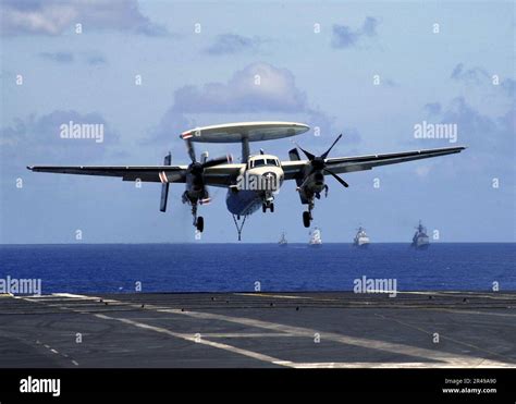 Us Navy An E 2c Hawkeye Assigned To The Sunkings Of Carrier