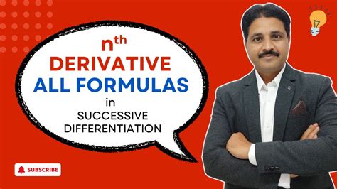 Successive Differentiation All Formulas Differential Calculus Tiklesacademy Youtube