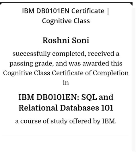roshni soni on linkedin i have a knowledge about relational data base