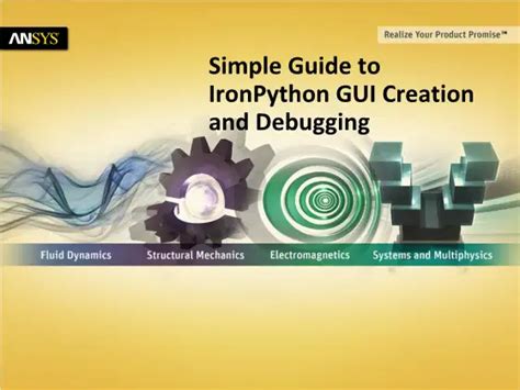 Simple Guide To Ironpython Gui Creation And Debugging Docslib