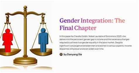Gender Integration The Final Chapter
