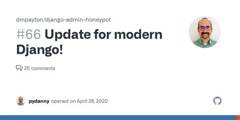 Update For Modern Django · Issue 66 · Dmpaytondjango Admin Honeypot