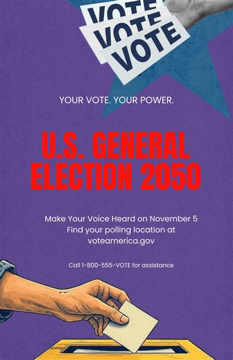 Free Campaign Poster Templates Editable And Printable