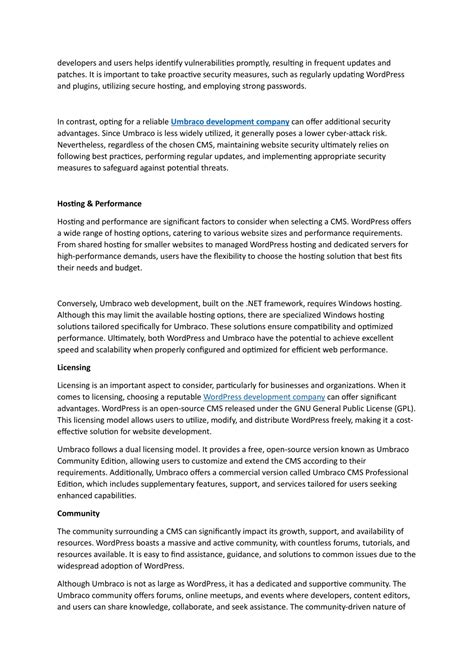 Ppt Umbraco Vs Wordpress Cms Which One Is Right For Your Website Powerpoint Presentation Id