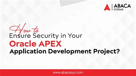 Secure Oracle Apex Application Development Services Tips
