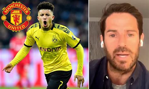 Jamie Redknapp Backs Jadon Sancho To Make £100m Move To Manchester United Daily Mail Online