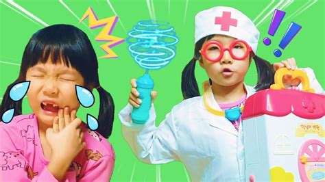 치카치카 양치질을 잘해요 병원놀이 치과놀이 라임라희 어린이 상황극 Youtube