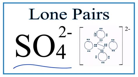 Lewis Structure For So4 2 Sulfate Ion 44 Off