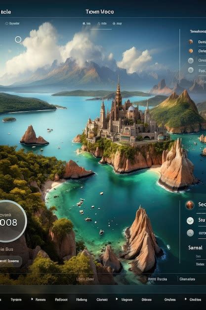 Premium Ai Image Travel Booking Platform Ui Mockup Design A Ui Mockup For A Travel Booking