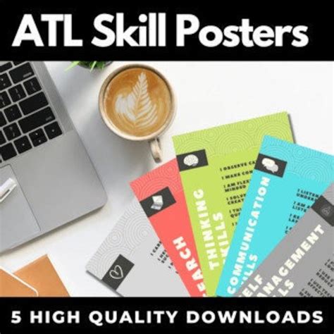 Pyp Myp Atl Approaches To Learning Posters Etsy