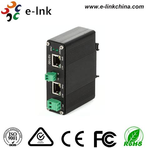 Buy Wholesale China Industrial 10 100base Tx Ethernet Over Utp With Poe And Poe Extender 4657