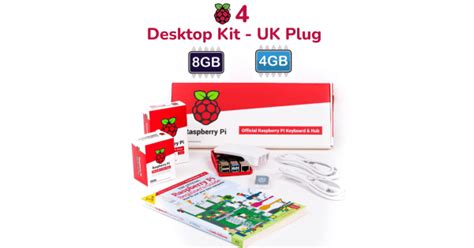 Raspberry Pi Model B Desktop Kit Uk Plug