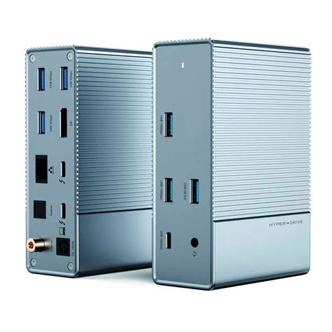 Dock Station Hyperdrive Thunderbolt 3 Prateado